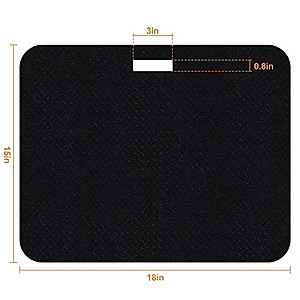 Heat Resistant Mat for Air Fryer with Sliding Function, 2 Pcs 15*18 in Heat Resistant Pad Sliding Caddy Countertop Protector Mat Compatible with Most XL Air Fryer Ninja Air Fryer Oven Micro Wave Oven