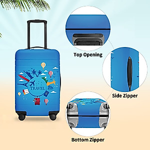 URBEST Luggage Cover Protector Suitcase Anti Scratch Dirt Covers, Fits 18"-22" Luggage City Travel