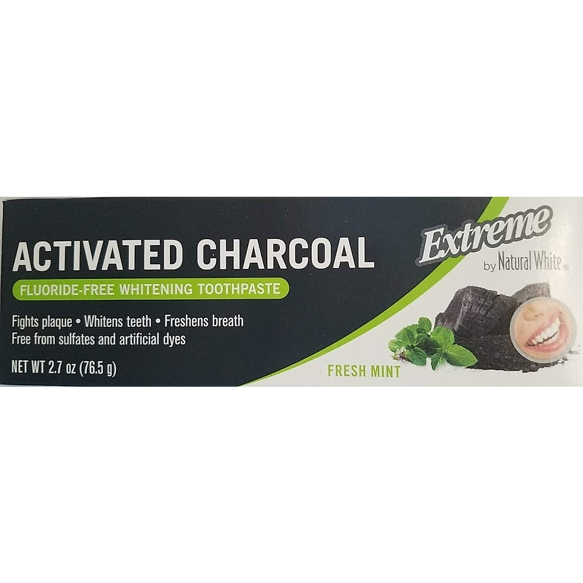Activated CharcoalExtreme - Fluoride Free - Whitening Toothpaste (1-Pack)