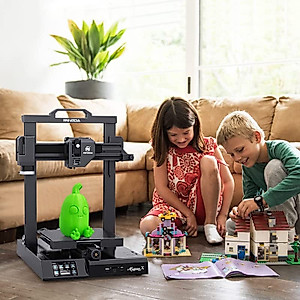 Mingda Magician X 3D Printers, One Touch Smart Auto Leveling FDM 3D Printing Machine Printing Size 230x230x260mm with TMC Silent Motherboard