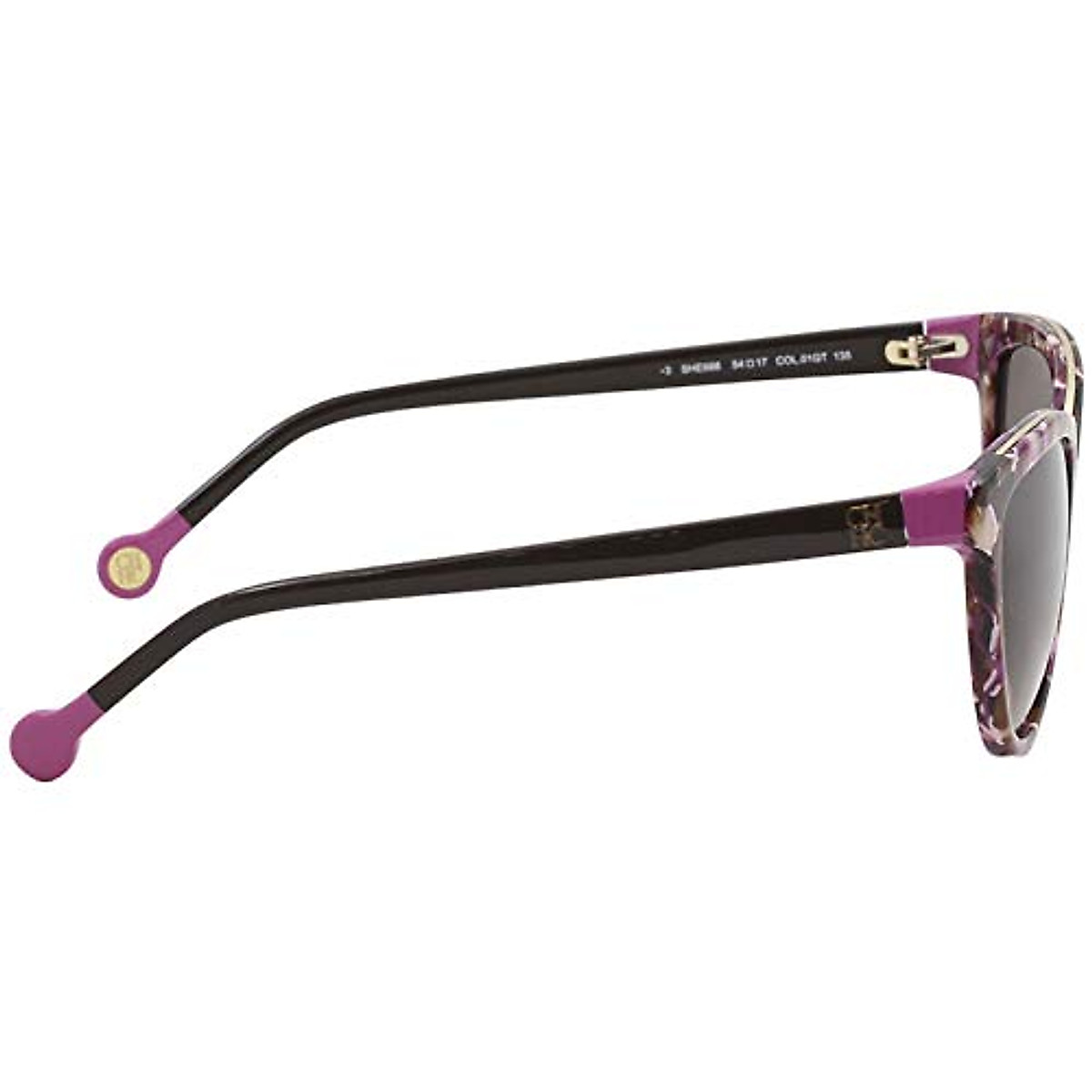 Carolina Herrera Designer Sunglasses SHE688-01GT in Purple Havana 54mm