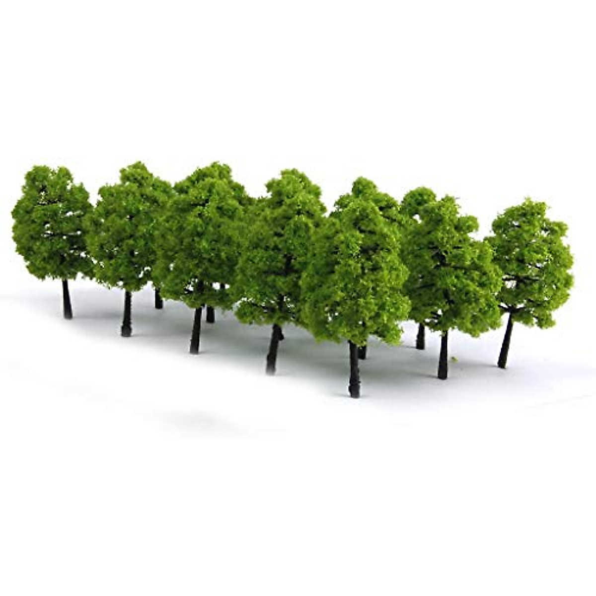 70-Pack Mixed Model Tree Train Trees Railroad Scenery Diorama Tree Architecture Trees for DIY Scenery Landscape