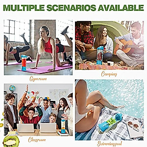 Portable Blender,270 Watt for Shakes and Smoothies Waterproof Blender USB Rechargeable with 20 oz BPA Free Blender Cups with Travel Lid. (Blue)