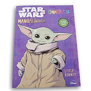 The Mandalorian ''Little Bounty'' Baby Yoda Colortivity Coloring and Activity Book - 64 Pages
