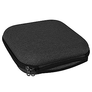 Geekria Shield Case for Large Sized Over-Ear Headphones, Replacement Hard Shell Travel Carrying Bag with Cable Storage, Compatible with Audio-Technica ATH-M50X, Sony WH505 (Dark Grey)