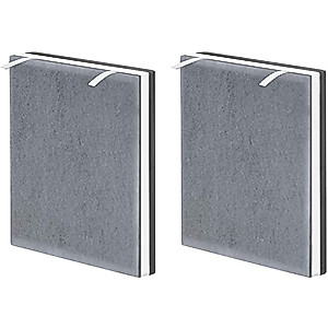 LEVOIT LV-H133 Air Purifier Replacement Filter, White & Vital100 Air Purifier Replacement, True HEPA High-Efficiency Activated Carbon Filter, Vital 100-RF, 2 Pack, White
