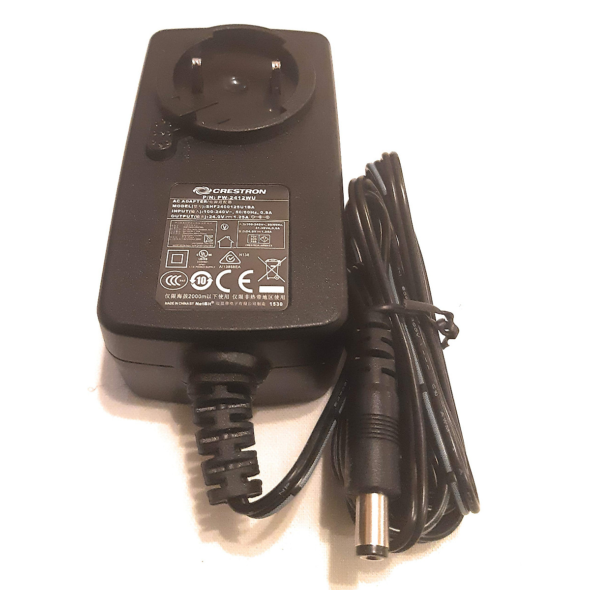 Crestron PW-2412WU 24VDC Wall Mount Universal Power Supply