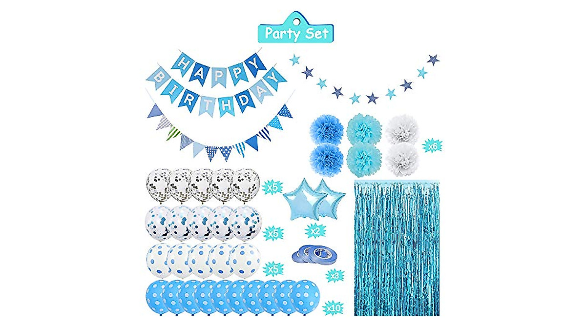 Light Blue Birthday Decorations for Any Celebration