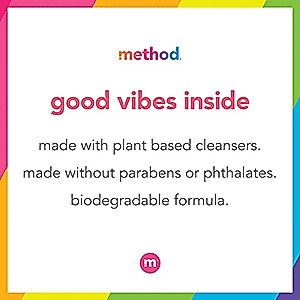 Method Body Wash, Pure Peace, Paraben and Phthalate Free, 18 oz (Pack of 1)