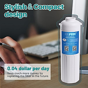 ICEPURE WFC5300A Under Sink Water Filter System, 3Years or 22K Gallons Ultra High Capacity, Replacement for ICEPURE WFS5300A Under Sink Water Filtration System, 0.5 Micron