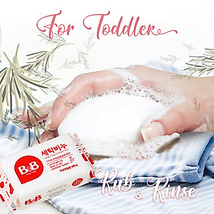 [B&B] b&b Laundry Soap for Baby Clothing [(Chamomile) - 200g 3EA]