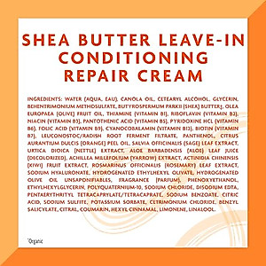 Cantu Leave-In Conditioning Repair Cream with Shea Butter, 16 oz (Packaging May Vary)