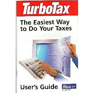 Turbotax User's Guide for Tax Year 1995 for Windows 95 & Windows 3.1. Includes cardboard Quickstart Guide.