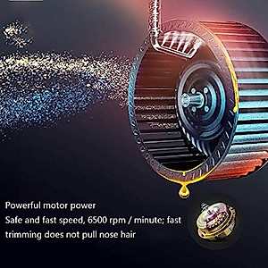 OZELS Ear and Nose Hair Trimmer Rechargeable Nose Trimmer for Men and Women Nose Clippers Eyebrow Facial Hair Trimmer Body Grooming KitWaterproof Dual Edge Blades