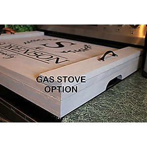 Stove top cover wood-noodle board-wood cooktop cover