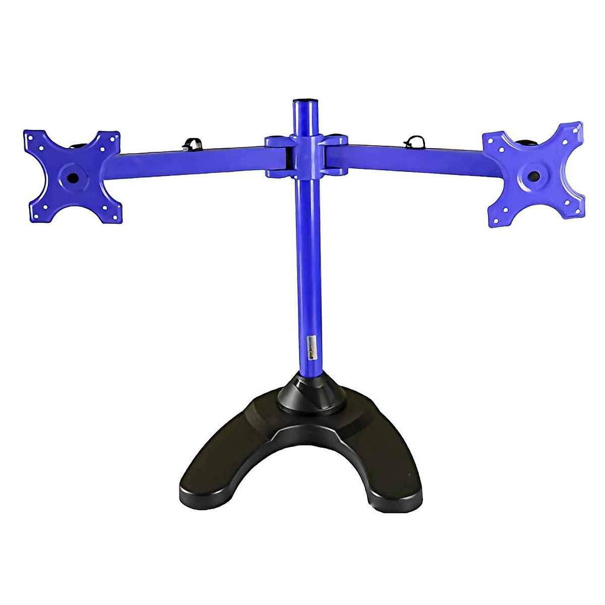 MonMount Dual LCD Freestanding Monitor Stand Up to 24-Inch, Blue (LCD-6460BL)
