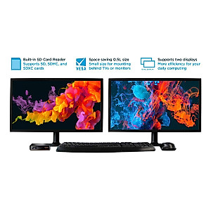 Shuttle Mini PC Intel i3 Windows 10 Home | 8GB RAM | 240GB SSD | Mini Desktop Computer | HDMI, Mini DisplayPort | | Wi-Fi 2.4/5G | Bluetooth | Gigabit Ethernet | 4K Supported | SD Card Reader