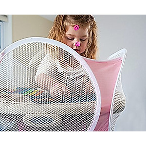 Tray Haven, The Original High Chair Accessory Keeps Food Toys and Cups From Falling, Blue