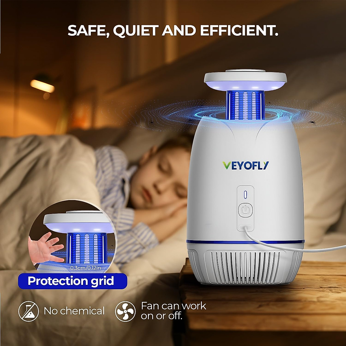 Veyofly Kit Fly Traps - Fly Traps Indoor, Fruit Fly Traps, Gnat Traps, Mosquito Traps, Insect Traps Indoor (Fly Trap Kit)