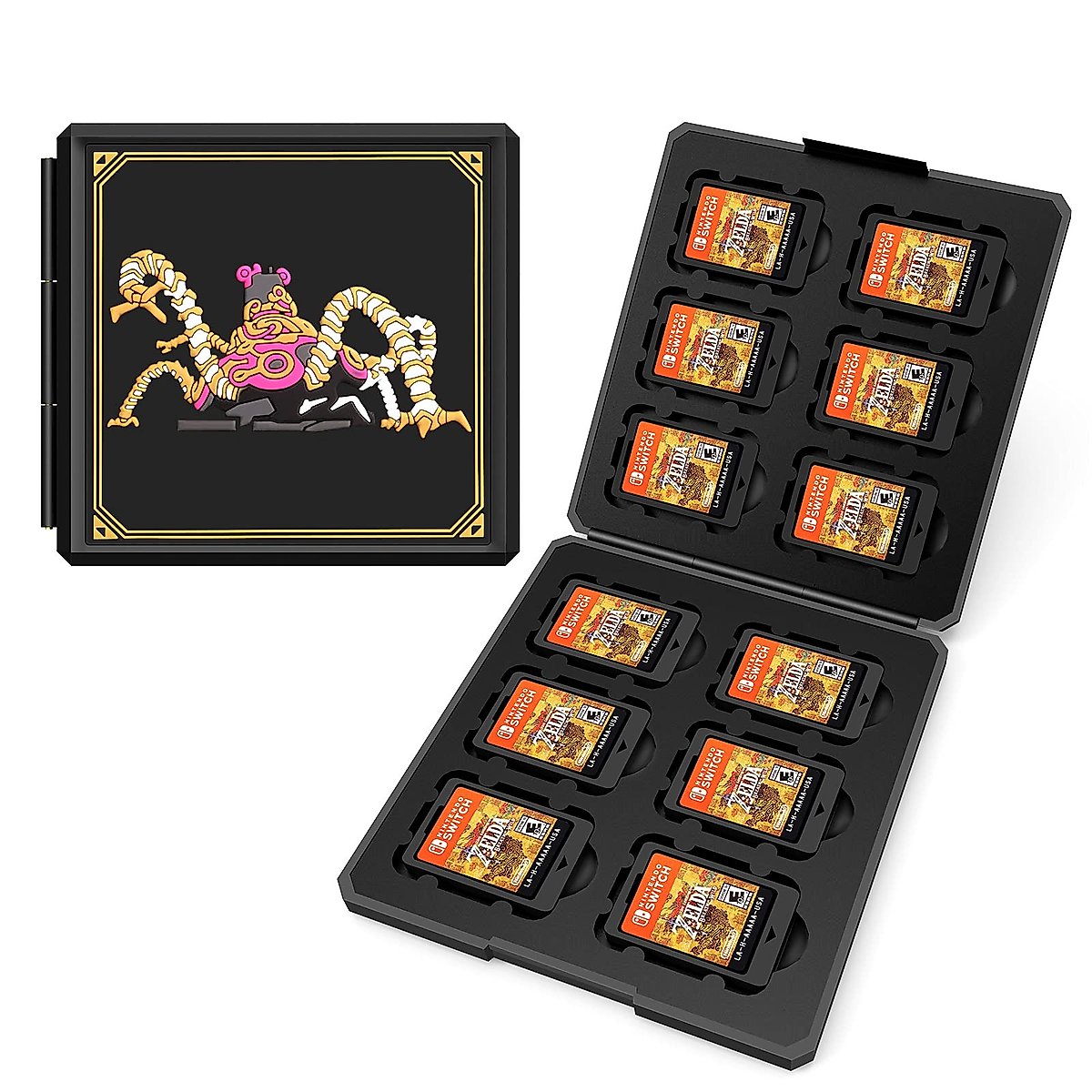 UFOPETIE 12 in 1 Game Card Case for Nintendo Switch Zelda Switch Game Case for Nintendo Switch Game Storage,Compatible with Nintendo Switch Game Card Case