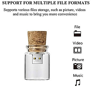 SBR USB Flash Drives , 8GB / 16GB / 32GB / 64GB Waterproof Cute Novelty Silicone USB 2.0 USB Flash Memory Stick Data Storage Pendrive Thumb Drives (64GB, Floating Bottle)