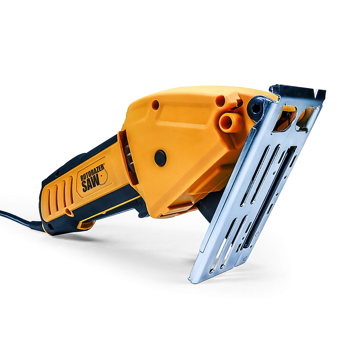 Official ROTORAZER Compact Circular Saw Set DIY Projects -Cut Drywall, Tile, Grout, Metal, Pipes, PVC, Plastic, Copper, Carpet w Blades, Dust Collector & Case AS SEEN ON TV