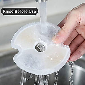 iPettie Water Fountain Carbon Filters for Stainless Steel Cat Drinking Fountain and Neverland Cat Water Fountain with LED Light, IP-670-F4, 4 Packs