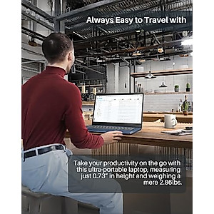 Lenovo 2023 Slim 3 Chromebook Laptop, 14" FHD Touch Screen for Student and Business, 8-Core MediaTek 520 Processor, 4GB RAM, 64GB eMMC, 13.5 H Long Battery Life, Wi-Fi 6, Webcam, Chrome OS