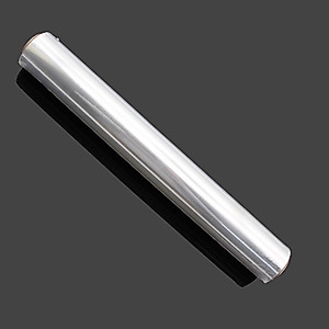 HOMPAL Clear Cellophane Wrap Roll 33''x115Ft, Clear Cellophane Wrapping Paper|Christmas Wrap Roll|Cellophane Roll | Cellophane Wrap for Christmas Gifts, Baskets, Flowers