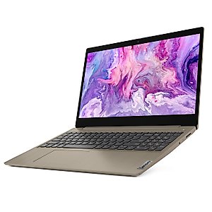 2021 Lenovo IdeaPad 3 15.6" HD Laptop Intel Dual-Core i3-1005G1 8GB RAM DDR4 256GB M.2 SSD Intel UHD Graphics HDMI Card Reader Bluetooth Webcam Almond Windows 10 w/ RE USB 3.0 Flash Drive