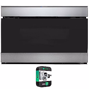 Sharp 24" 1.2 cu.ft. 950W Smart Microwave Drawer, SMD2489ES + Extended Protection Pack