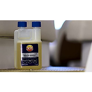 303 Salt Neutralizing Wash Boost – Add to Wash Mix for Salt Removal, Protects Against Rust and Corrosion, Breaks Down Salt, Safe for Use on Vehicles and Boats, 8oz (30592)