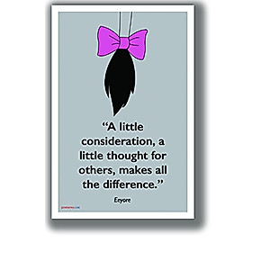 PosterEnvy A Little Consideration - Eeyore - New Motivational Classroom Poster