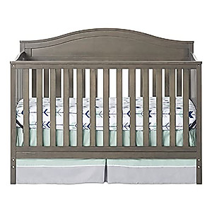 Child Craft Sidney 4-in-1 Convertible Crib, Dapper Gray