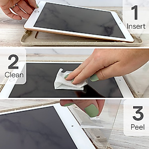 Zugu Case Screen Protector for iPad 10.2 inch (7th/8th/9th Gen) - Tempered Glass Scratch-Resistant Film - Fingerprint & Smudge-Resistant Protector - Includes Biodegradable Installation Guide