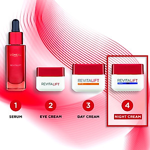 L'Oreal Paris Dermo-Expertise RevitaLift Night Cream, Frankincense, 50 ml