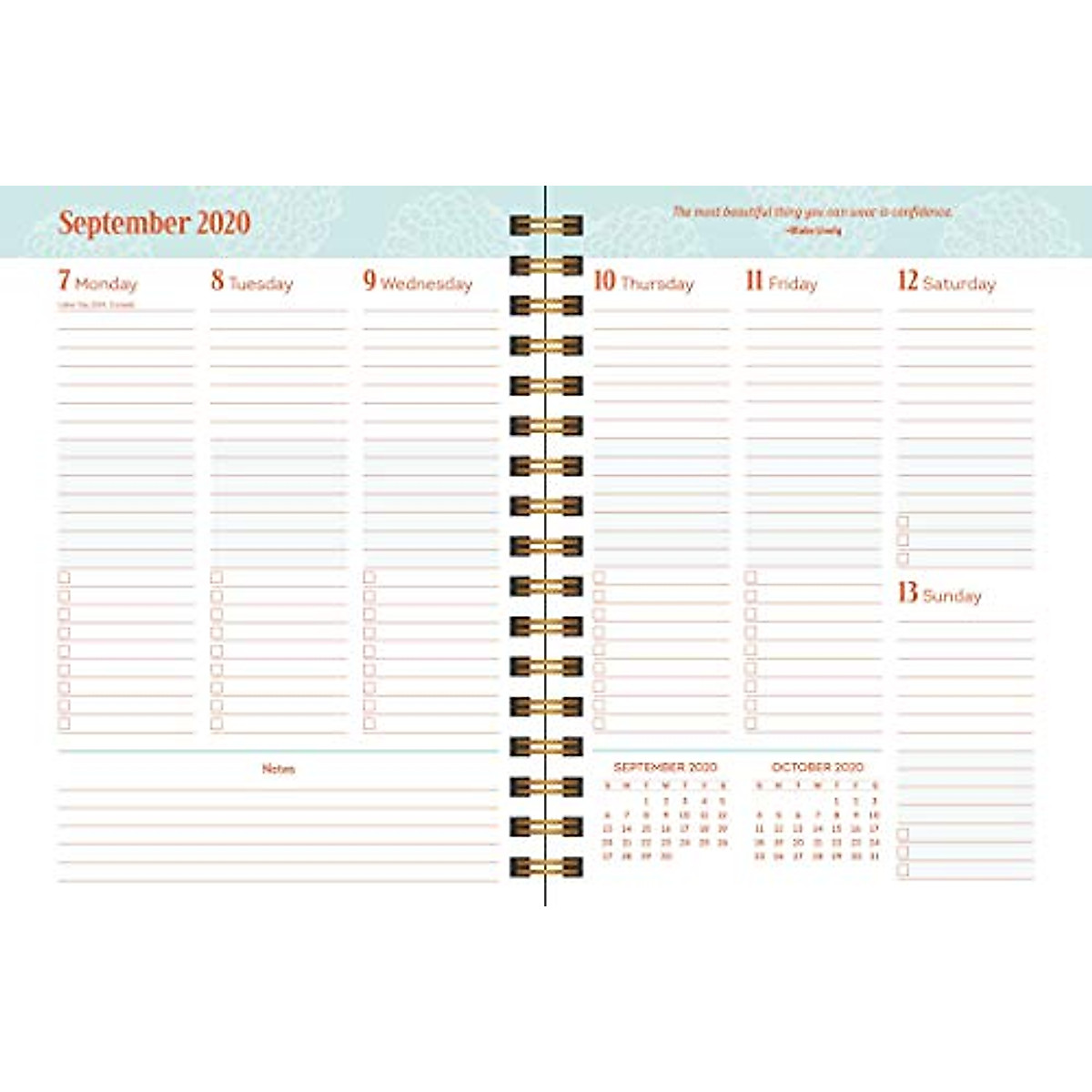 Posh: Deluxe Organizer 17-Month 2020-2021 Monthly/Weekly Planner Calendar: So Much Gratitude