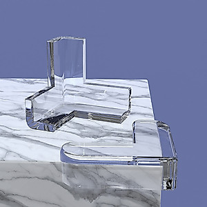 XSHEFUI Baby Safety Corner Guards, Corner Guards and Cushions for Tables, desks, Cribs (Large T 12)