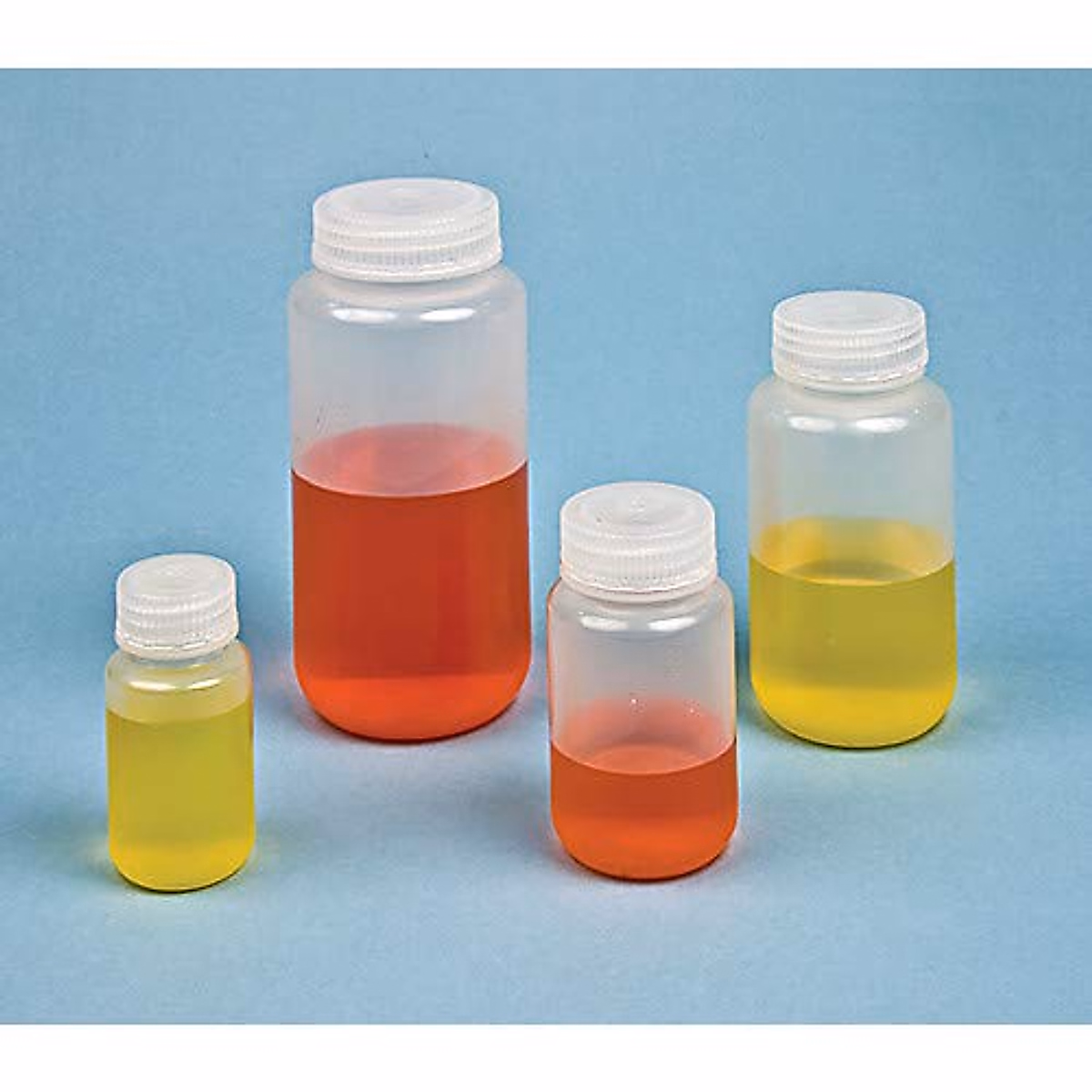 United Scientific™ 33409, Laboratory Grade 500mL HDPE Wide Mouth Reagent Bottle, Designed for Laboratories, Classrooms, or Storage at Home, 500ml (16oz) Capacity, Pack of 12