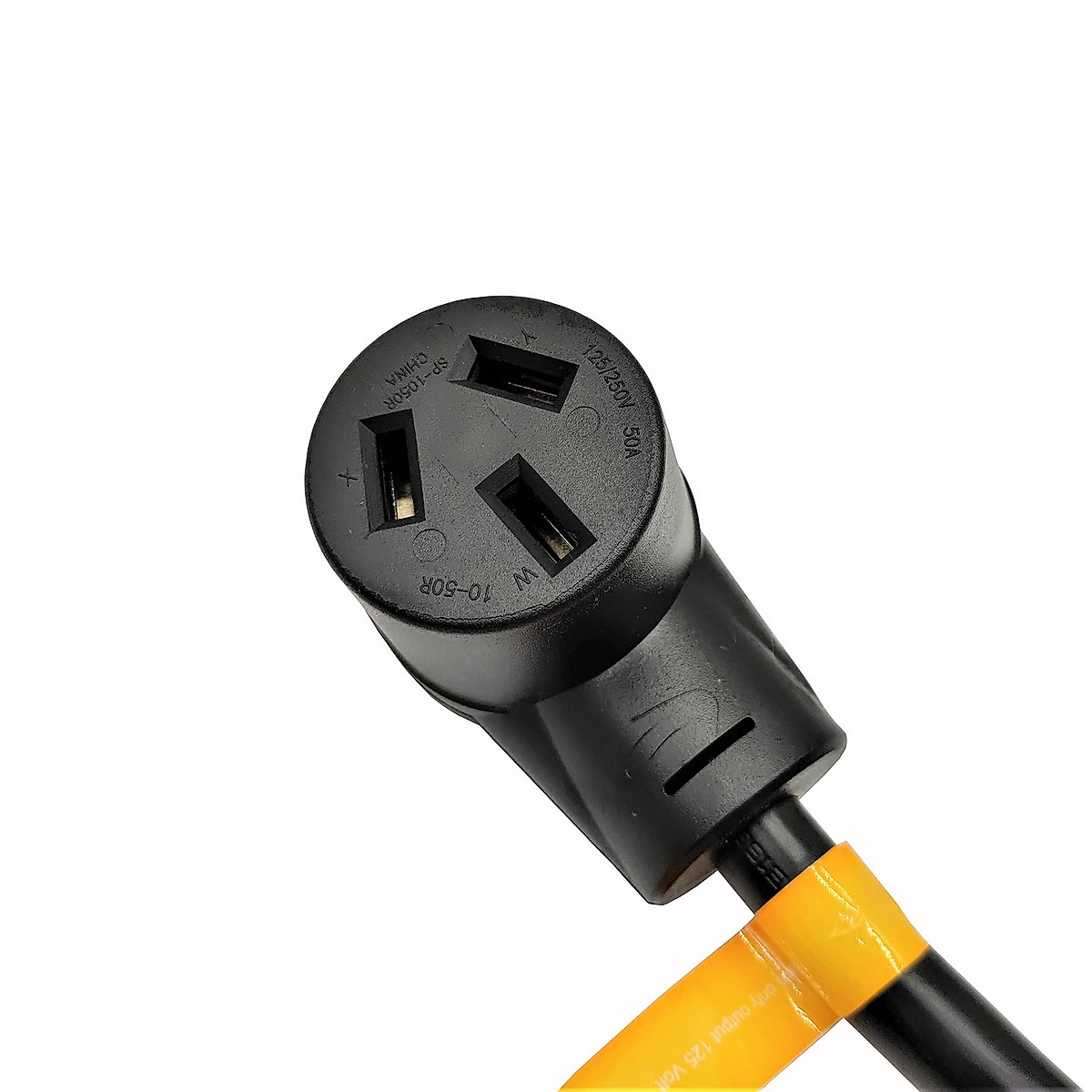 Parkworld 886122 Household 5-15 Plug Male to Electric Range 10-50 Receptacle Female Adapter Cord,ONLY Output 125V