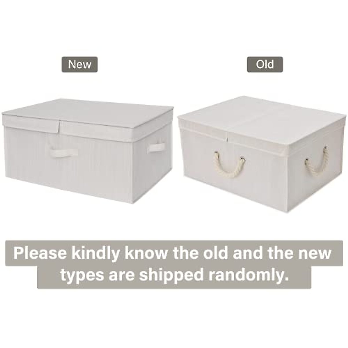 StorageWorks Two 3-Shelf Separable Closet Hanging Shelves with 1-Pack Storage Box with Lid