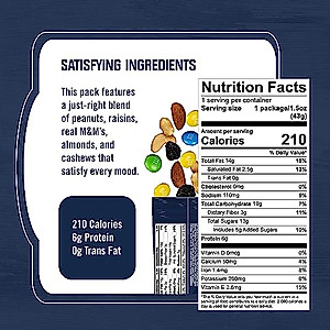 Kar’s Nuts Sweet ‘N Salty Deluxe Trail Mix, 1.5 oz Individual Snack Packs – Bulk Pack of 18, Gluten-Free Snacks