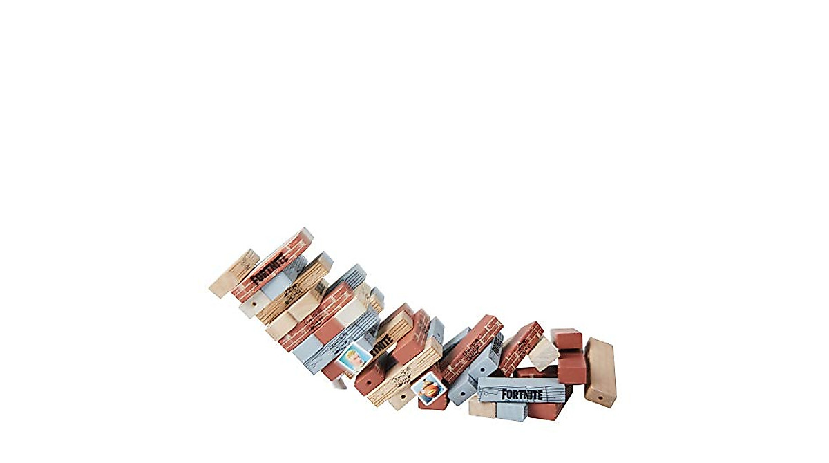 Hasbro Gaming Jenga: Fortnite Edition Game, Wooden Block Stacking Tower ...