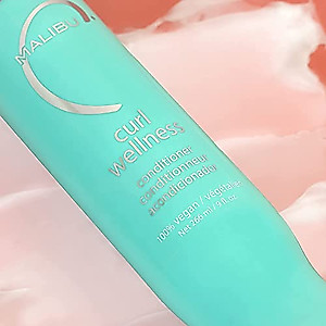 Malibu C Curl Wellness Conditioner (9 oz) - Moisturizing Conditioner for Textured Hair, Frizz Control - Curl Conditioner for Natural & Chemically Processed Curls