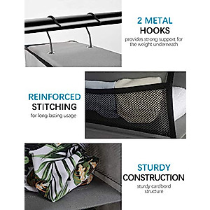 coastal rose Hanging Shoe Organizer for Closet, 10-Tier Shoe Organizers and Storage, Space Saving Shoe Holder Rack Hanger