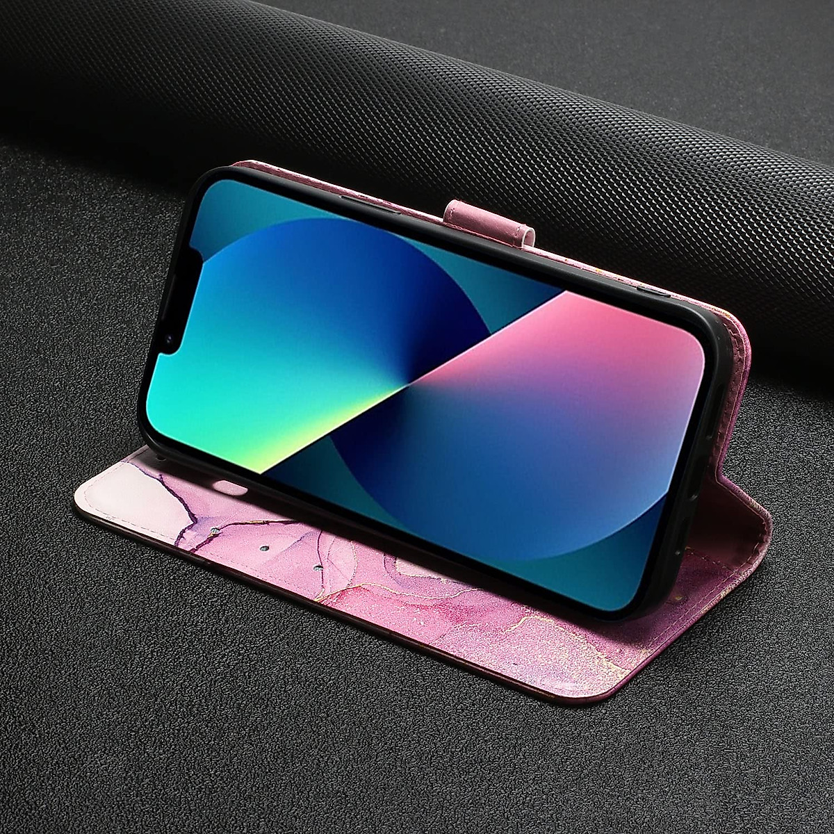 Case for Oppo Reno 6 Pro 5G Cover,Case for Oppo Reno6 Pro 5G PEPM00 CPH2249 PU Leather Flip Cover Stand Cases Cover Pink