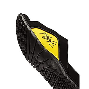 Nike Jordan Hydro IV Retro Men's Slides (Black/Tour Yellow, 12)