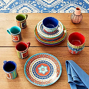 Certified International Monterrey 16 pc. Dinnerware Set, Service for 4, Multicolored
