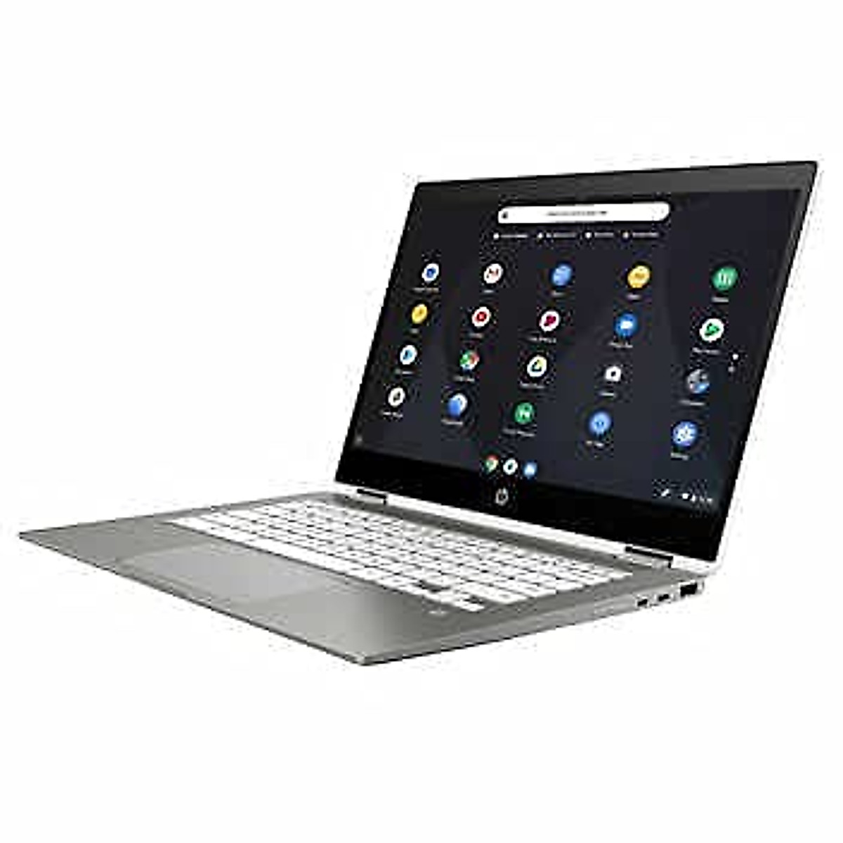 HP Chromebook X360 14-inch Touchscreen 64GB eMMC Celeron N4020 (4GB Memory, Memory Card Reader, Chrome OS) White/ Mineral Silver, 14b-ca0645cl
