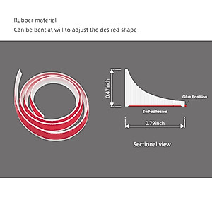 KLYWUN 39-inch Shower Threshold Water Dam, Keep Water In Shower or Countertop Dry, Apply Toapply To Countertop, Shower, Bathroom, Bathtub Self Adhesive Caulk Seal Strip Edge （White）
